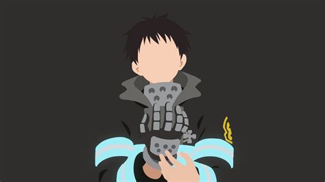 Fire Force Shinra Kusakabe With Dark Gray Background Hd Anime Wallpapers Hd Wallpapers Id 44531