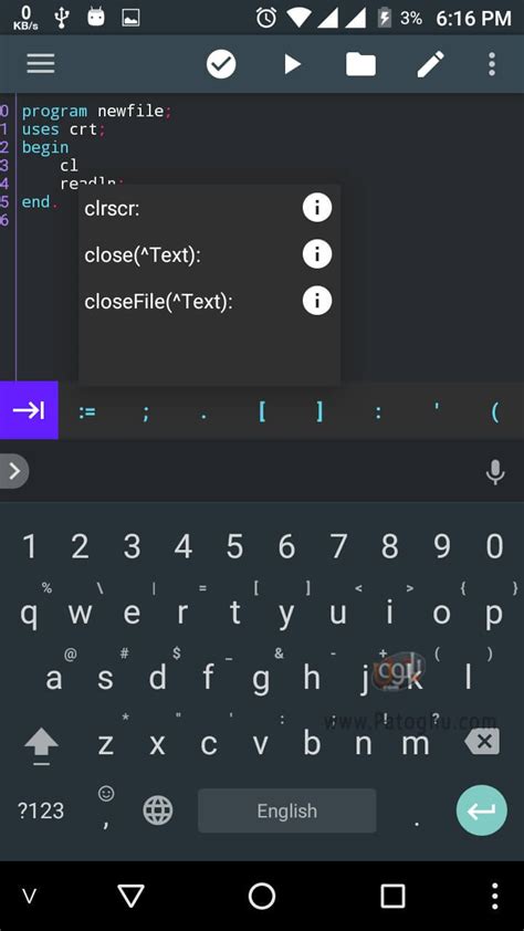دانلود 432 Pascal N Ide Editor And Compiler برنامه اجرای کدهای پاسکال
