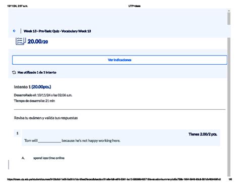Week 13 Quiz Vocabulary And Concepts Review For English 101 Studocu