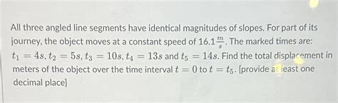 Solved The Graph Represents The Motion Of An Object In A Chegg