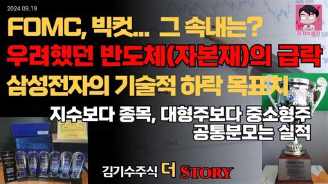 Fomc 빅컷 그 속내는 우려했던 반도체자본재의 급락 삼성전자의 기술적 하락 목표치 Youtube