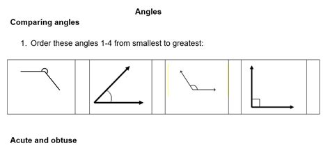 Mash Maths Week Maths Assessment Angles