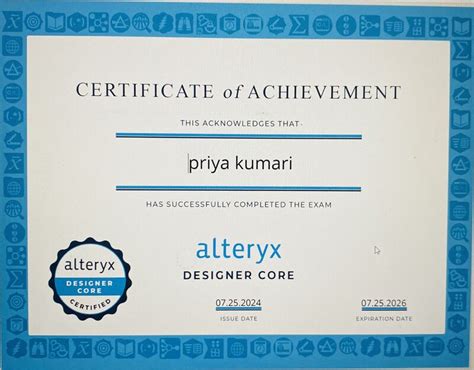 priya kumari on linkedin alteryx dataanalytics certification data