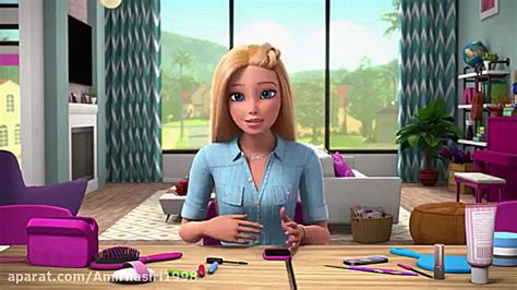 کارتون باربی انیمیشن باربی با داستان آرایش رنگین کمانی