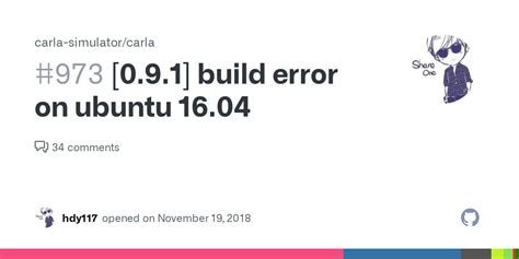 Build Error On Ubuntu Issue Carla Simulator Carla Github
