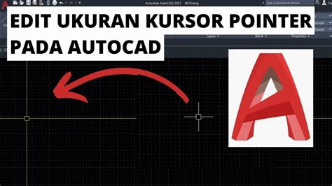 Cara Mengatur Ukuran Dan Warna Kursor Pointer Pada Autocad Youtube