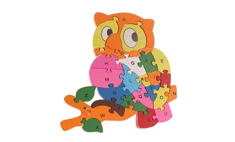 Vzdelávacie drevené puzzle sova var.2 | Venda.sk - Najlacnejšie zlavový ...