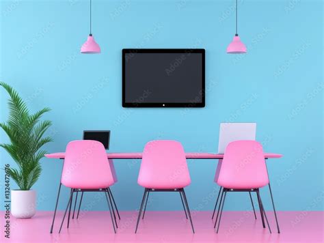 Minimalist Online Classroom Layout With Clean Lines Modern Digital