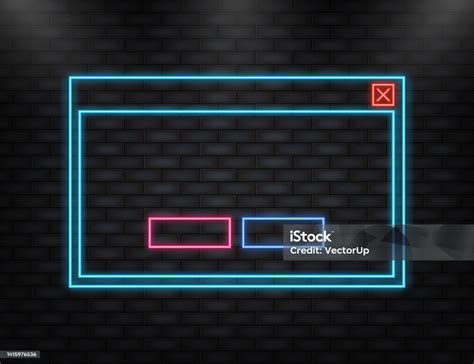시스템 오류 벡터 아이콘 실패 Pc 인터페이스 오류 메시지 컴퓨터 창 경고 팝업 Stock Market Crash에 대한 스톡