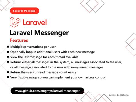 Suraj Bajracharya On Linkedin Laravel Laravelphp Laraveltips Messenger Messenger Messengers