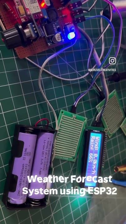 Weather Forecast Monitoring System Using Esp32 Esp32project Arduino