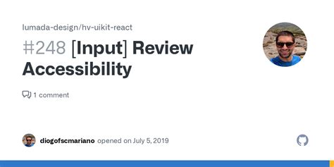 [input] review accessibility · issue 248 · lumada design hv uikit
