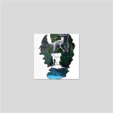 Indominus Rex Retro Pixel Art An Art Print By Nicholas Brandonsumner