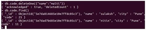 Mongodb Delete How Delete Command Works In Mongodb Examples