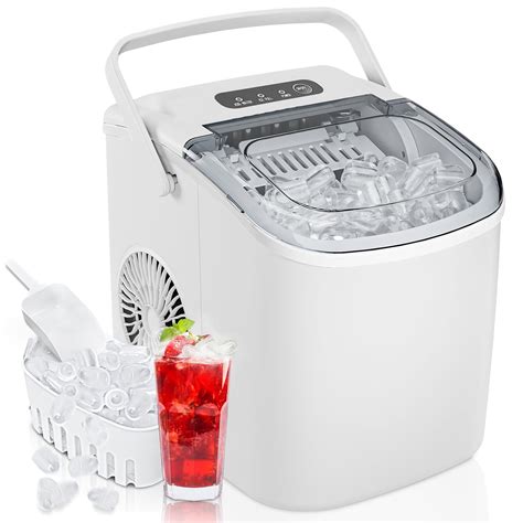 Simzlife 26 Lbs24h Countertop Ice Maker Machineone Button Operation9