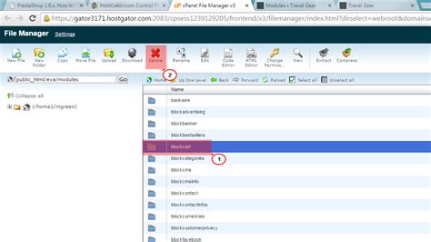 PrestaShop X How To Install A Module Via FTP Or CPanel Template Monster Help