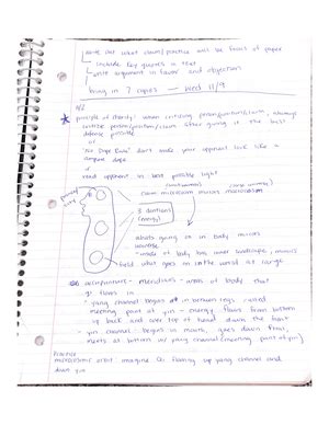 Week Class Descriptions Week Absent Obtained Notes From Luiza Moral