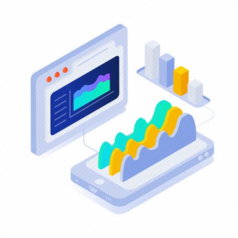 Web Analytics Report Infographics Graphical Representation Visualization Icon Download