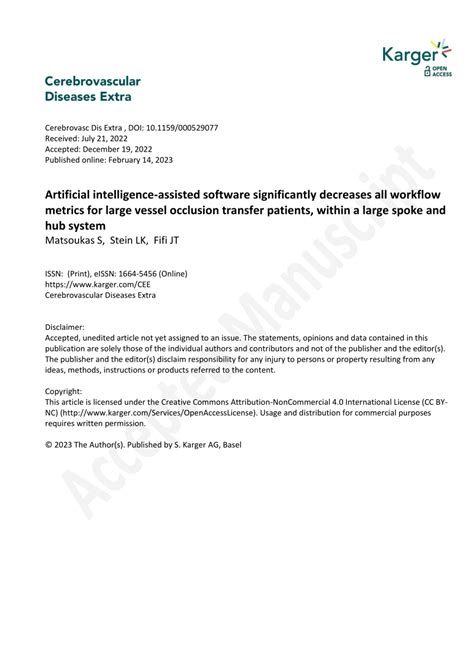 Pdf Artificial Intelligence Assisted Software Significantly Decreases All Workflow Metrics For