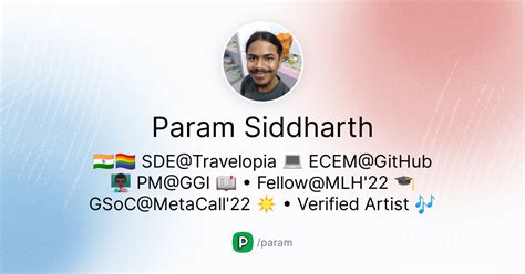 Resume Of Param Siddharth • Peerlist