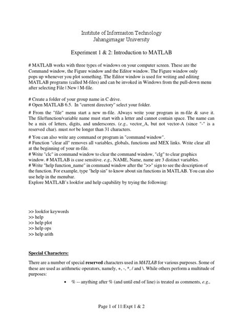 Introduction To Matlab Exploring The Fundamentals Of Matlab Through