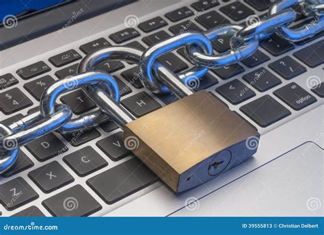Computer Internet Security Stock Image Image Of Lock 39555813