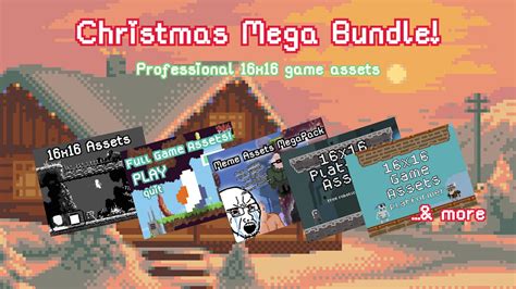 Holiday Mega Game Assets Bundle By Gianmansuper