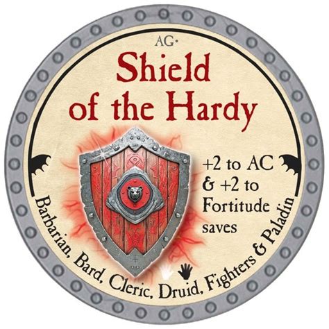 Shield Of The Hardy 2026 Platinum R Trent Tokens