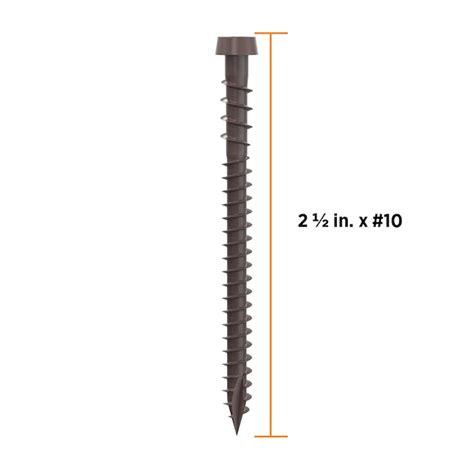 Camo 10 X 2 12 In Composite Deck Screws 1750 Per Box In The Deck