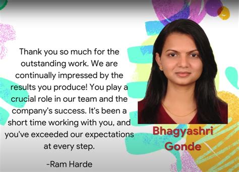 Bhagyashri Gonde On Linkedin Kudos
