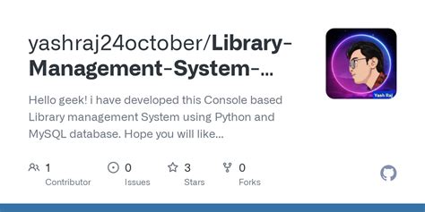 Github Yashraj24octoberlibrary Management System Console Based Hello Geek I Have Developed