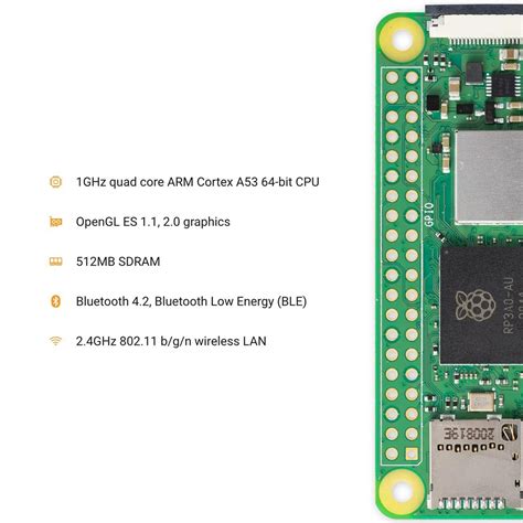 Raspberry Pi Zero W Development Board Supports Bluetooth And WiFi