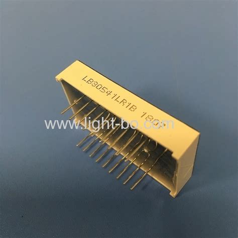 Triple Digit Segment LED Display Common Cathode Red For Instrument Panel Manufacturers And