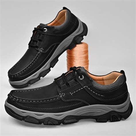 Купити Чоловіче шкіряне взуття великого розміру Повсякденне взуття 39 47 за ціною від 3182 Joom