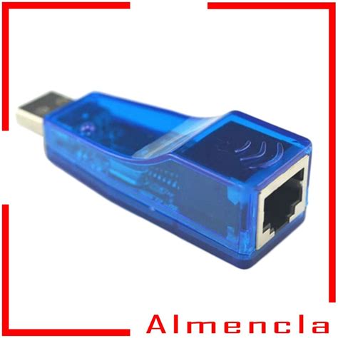 In Stock AlmenclaMY PC USB To RJ45 Female To Ethernet Internet RJ45 Connector Adapter Adaptor