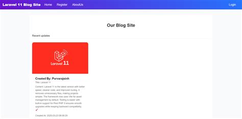 Github Purvarajsinh39blog Management System Laravel A Role Based Blog Management System