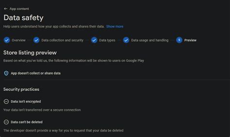 The Data Safety Section Is Available In The Developer Console Randroiddevs