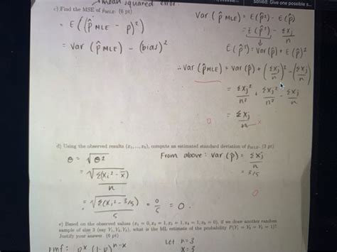 Solved Pp 4 Consider A Binary Random Variable X