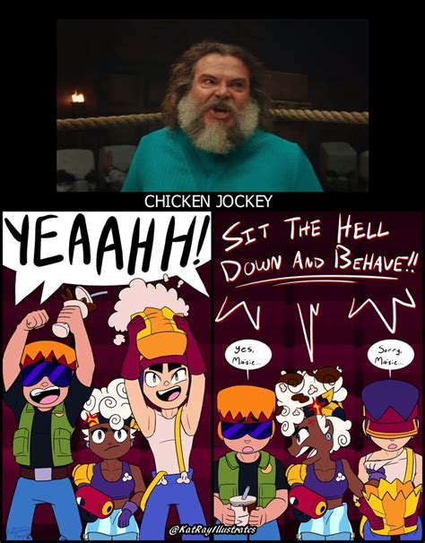 Brawl Stars Theater Trio Watch A Minecraft Movie In Star Character Really Funny Pictures