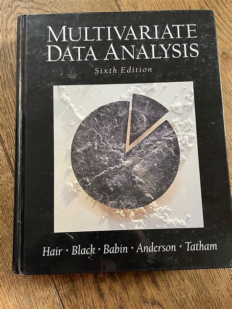 Amazon Com Multivariate Data Analysis 9780130329295 Black William C Babin Barry J