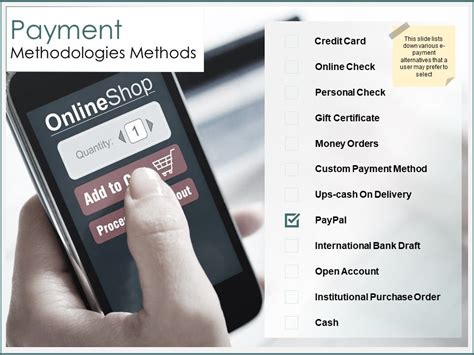 Payment Methodologies Methods Ppt PowerPoint Presentation Example