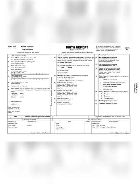 Birth Report Form 1pdf