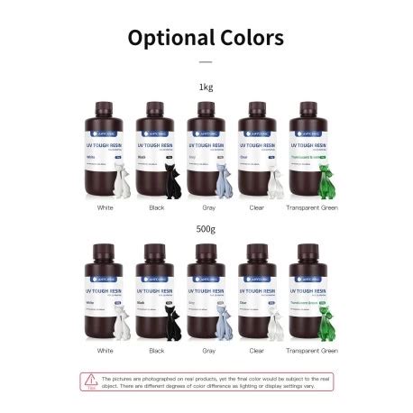 Køb Anycubic Tough Flexible UV Resin hos SoluNOiD.dk - Online