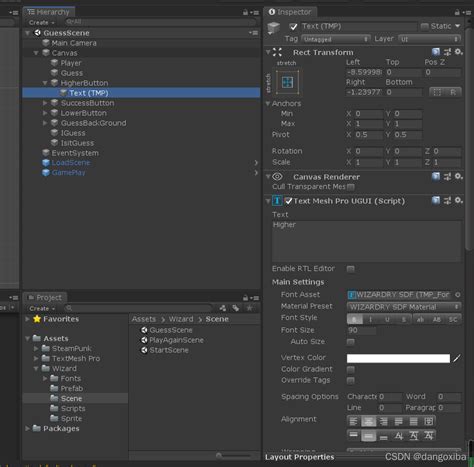 【unity2d入门】制作一款简单的猜数字游戏之制作ui unity猜数字游戏 csdn博客