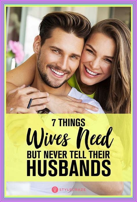 Hidden Secrets That Wives Never Husband How To Improve Relationship Relationship Health