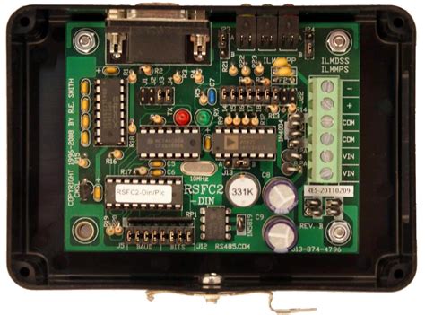 RSFC DIN RS RS Async Converter With Precision Microprocessor Timing R E Smith Serial