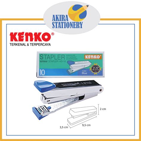Jual Stapler Kenko Hd 10 Sedang Mesin Staples Hd10 Jepretan Stepler