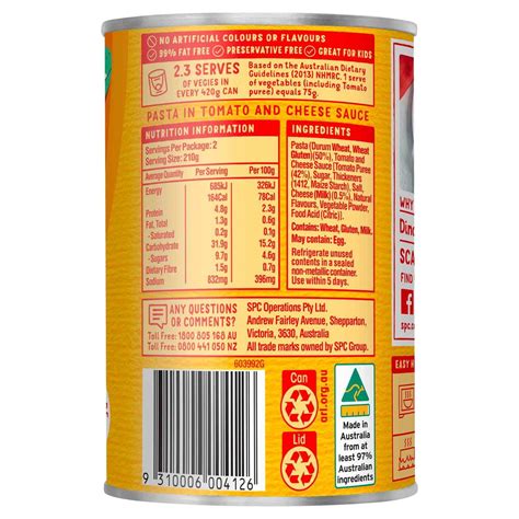 Spc Spag A Saurus Tomato And Cheese 420 G Online At Best Price Lulu Uae