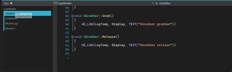 lecture 90 ue5 c ugrabber release not shown in blueprint event