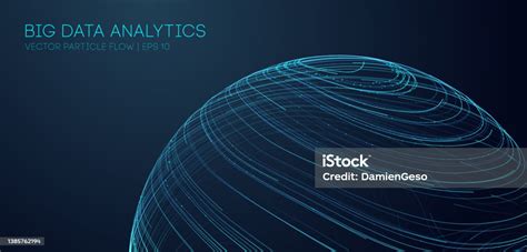 음악 추상적 배경 파란색 데이터 기술 추상적 미래 일러스트레이션 빅 데이터 시각화 Eps 10 추상적인에 대한 스톡 벡터 아트